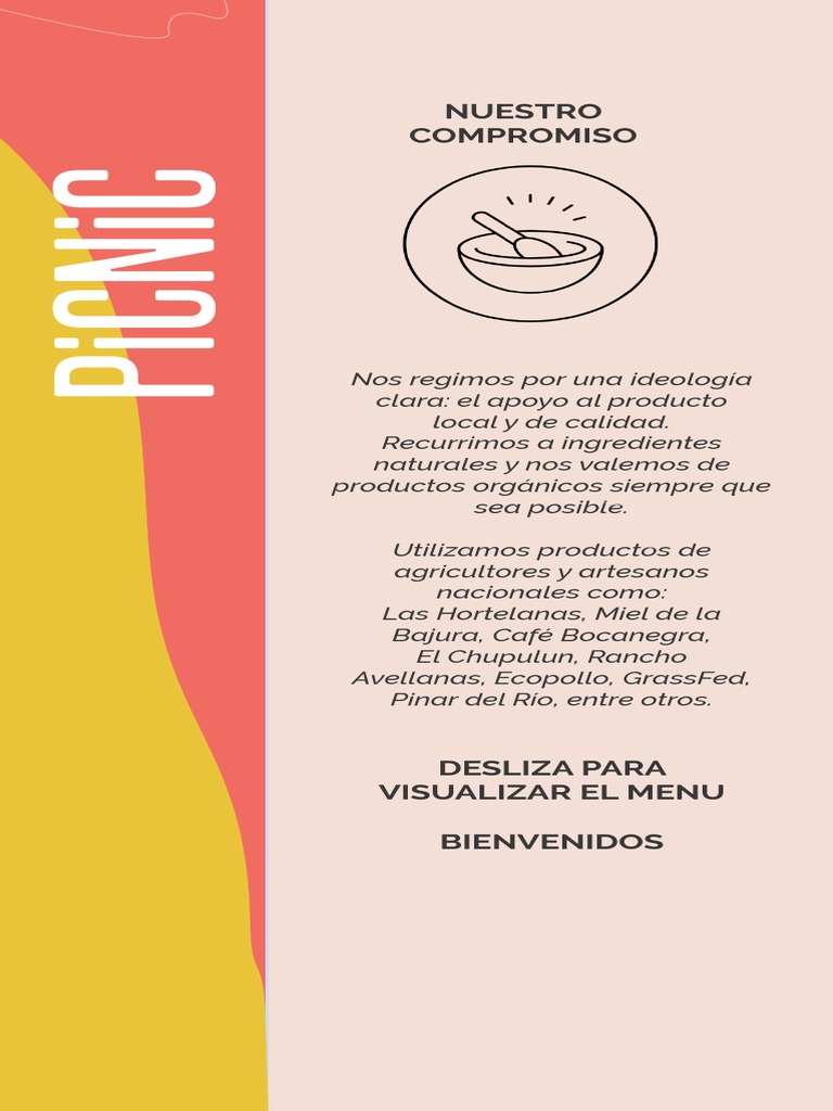 Picnic Cafe Menu | PDF | ensalada | pesto