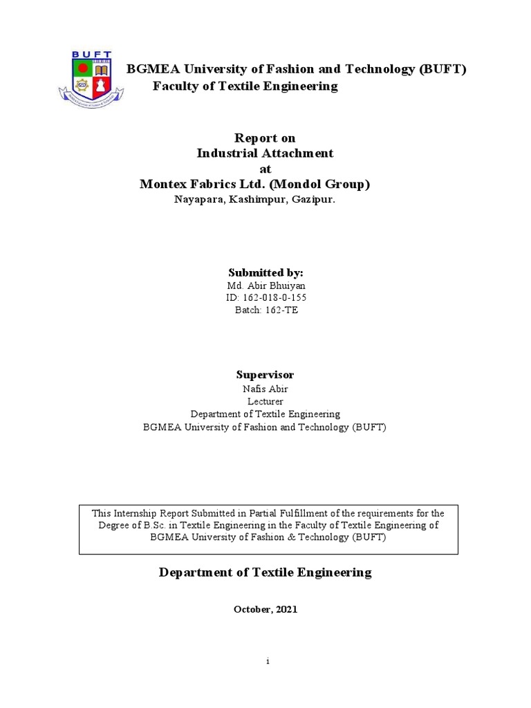 Mondol Group | PDF | Knitting | Textiles