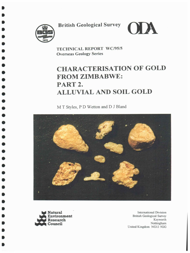 Alluvial Gold | PDF | Gold | Scanning Electron Microscope