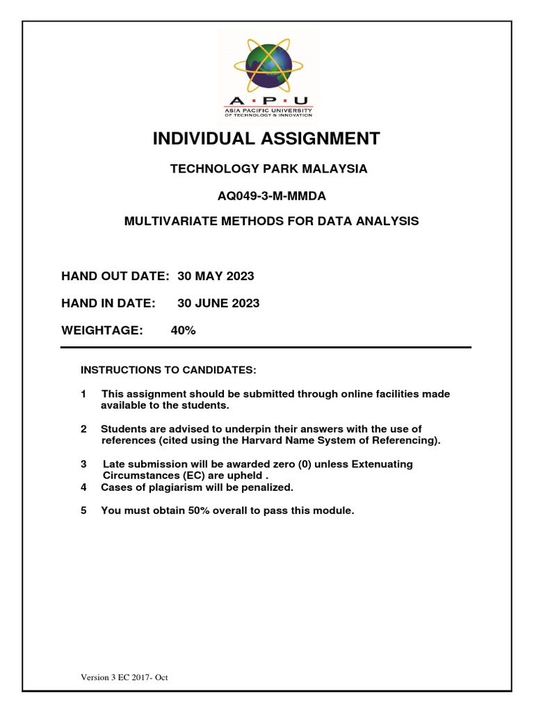 Assignment (Q) Cover | PDF