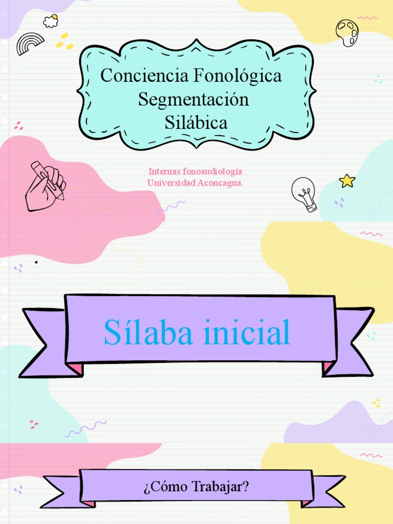 Conciencia Fonologica Silaba Inicial y Final | Descargar gratis PDF ...