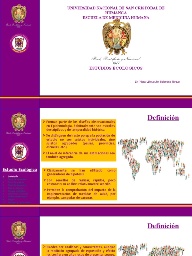 Estudios Ecológicos en Epidemiología | PDF | Estadísticas | Análisis de ...