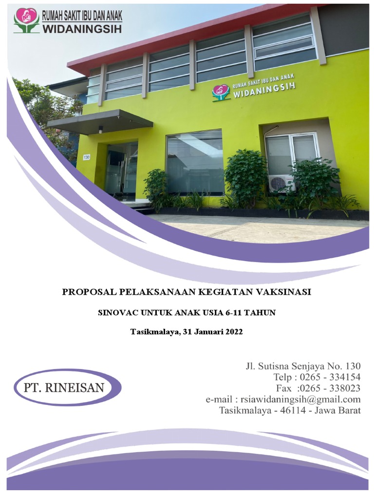 Prop Vaksinasi Anak Usia 6-11 Tahun 17 Januri 2022 | PDF