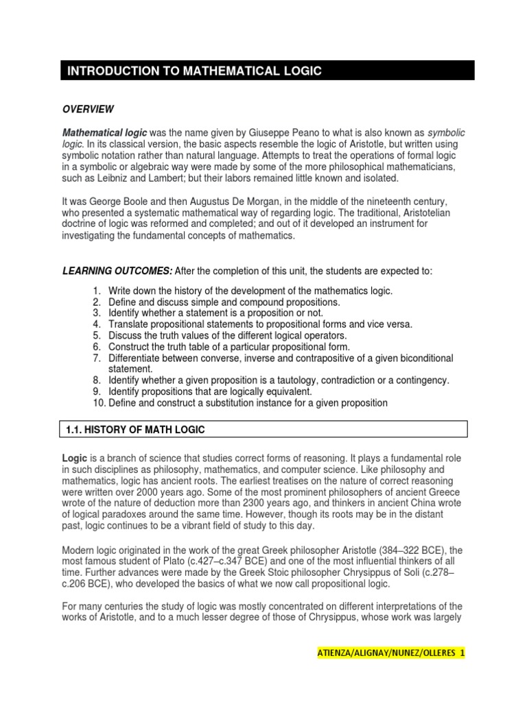 MMW 2 | PDF | Logic | If And Only If