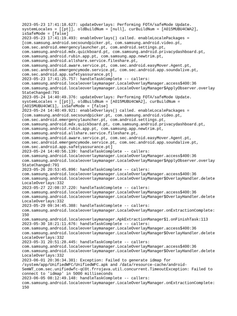 Lom Log | PDF | Android (Robot) | Mobile Phones