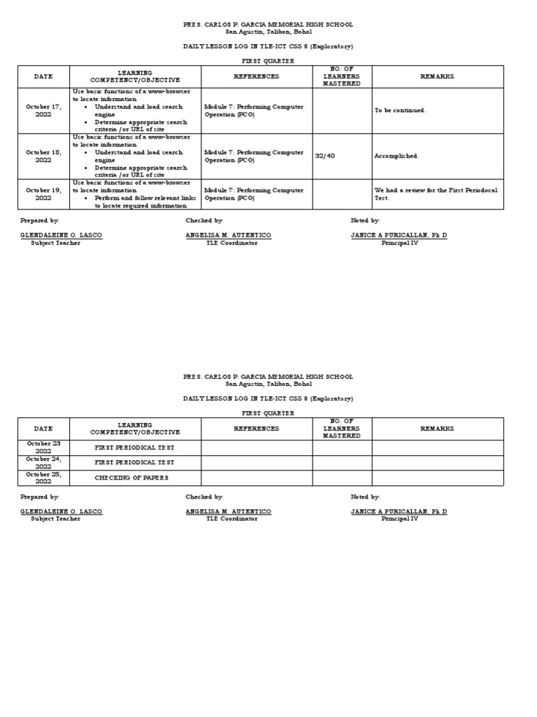 TLE-ICT CSS 8 (Exploratory) | PDF | World Wide Web | Internet & Web