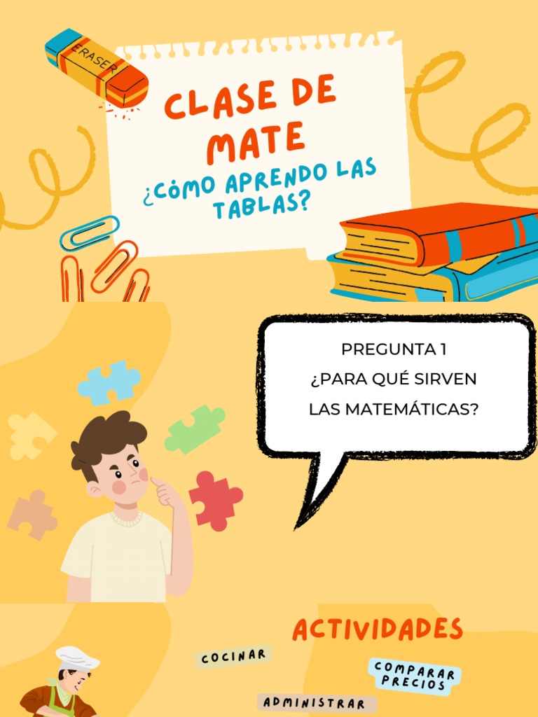 PPT CLASE DE TABLAS DE MULTIPLICAR | PDF