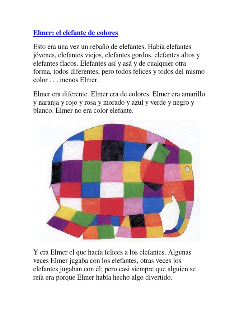 Cuento En Pdf Pdf Color