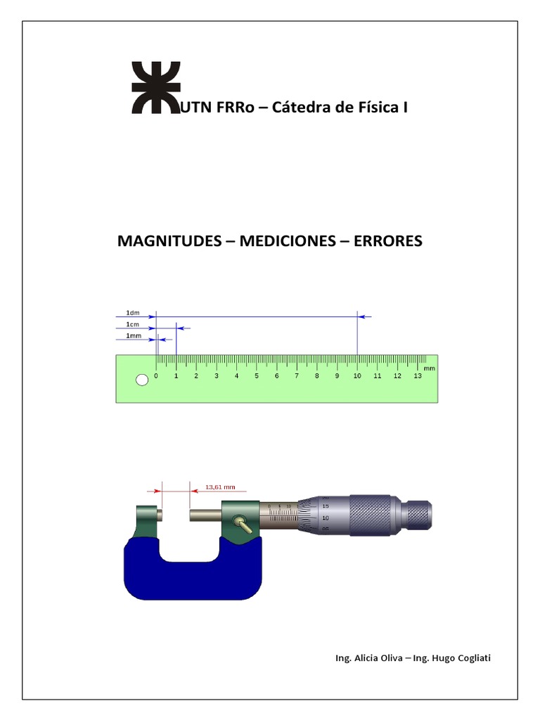 Apunte mediciones, errores | PDF | Exactitud y precisión | Medición