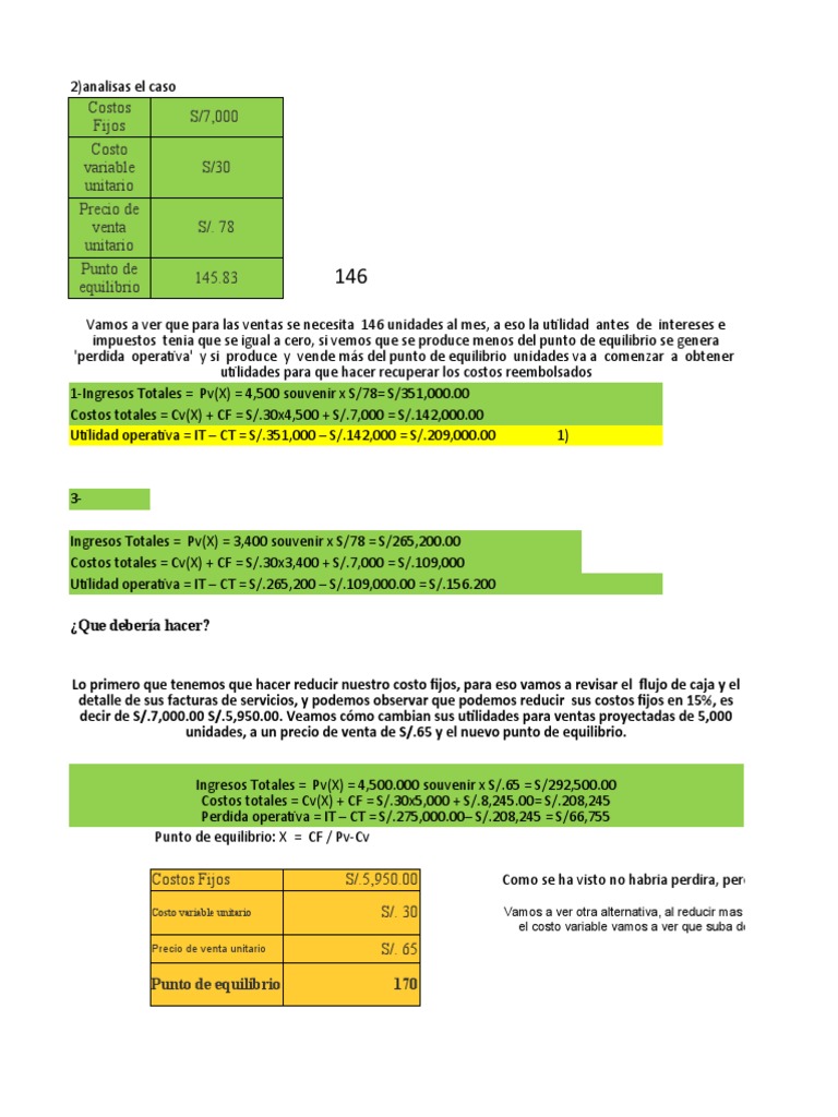 COSTOS II EJERECICOS RESUELTOS-Ejercicios resueltos en Clases | PDF