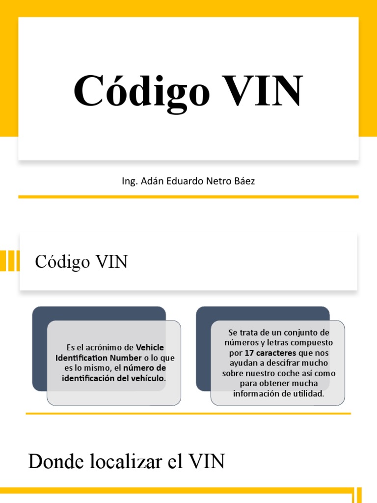 Código VIN | PDF