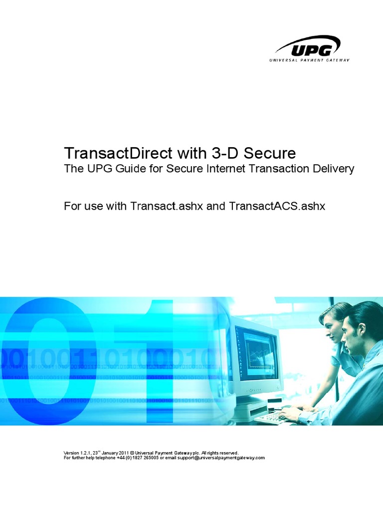 UPG TransactDirect With 3DSecure 1.2.2 | PDF | Hypertext Transfer Protocol | World Wide Web