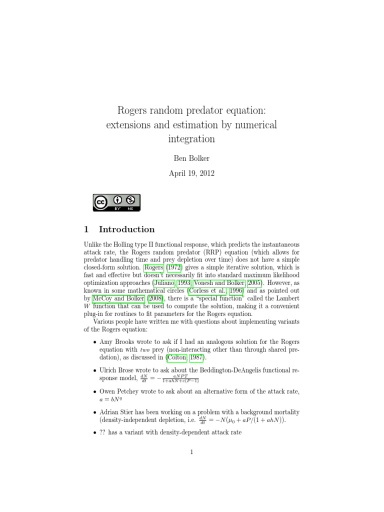 Rogers 2 | PDF | Equations | Mathematics