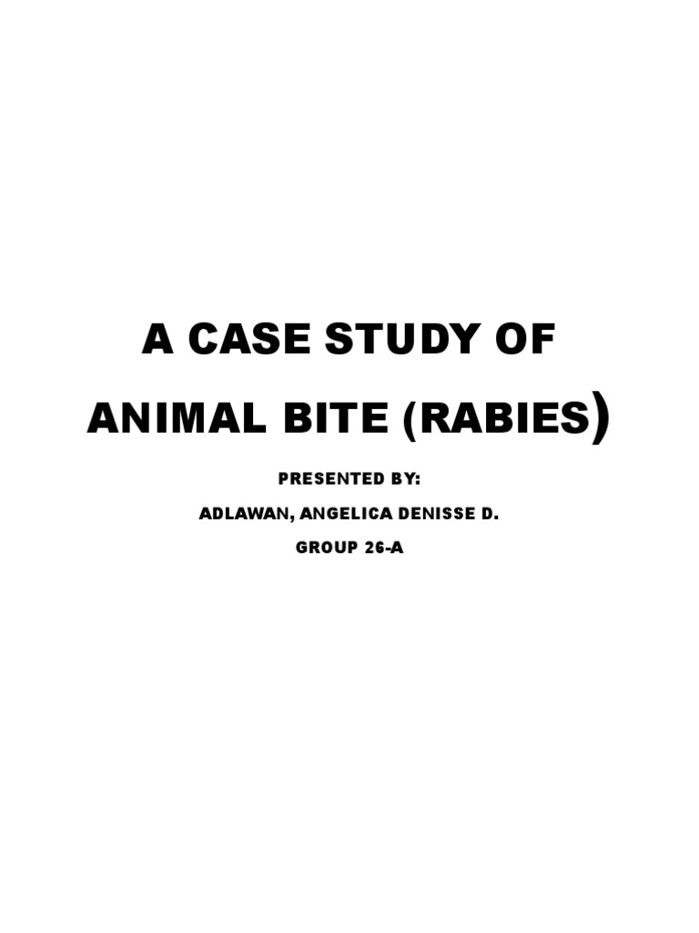A Case Study of Animal Bite | PDF | Human Leg | Foot