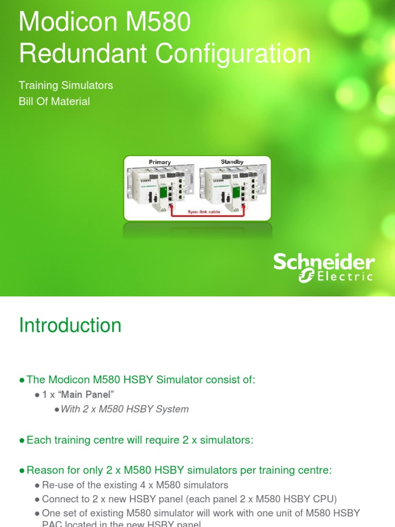 M580 HSBY Training Simulators v1.1 | PDF | Telecommunications Equipment | Information And ...