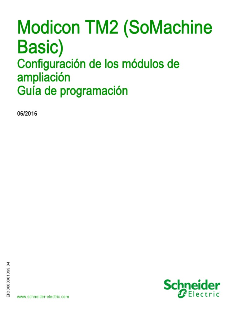 Guía de Programación TM2 | PDF | Software | De entrada y salida