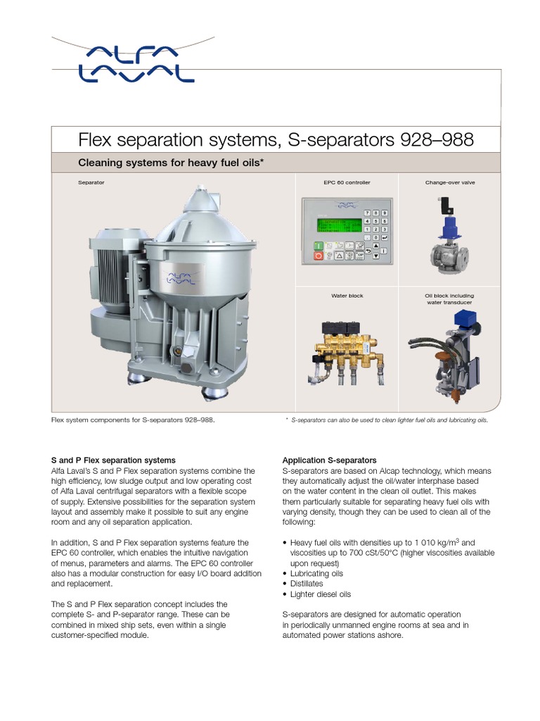 Flex Separation Systems - S Separators 928988 - Mdd00344en | PDF ...