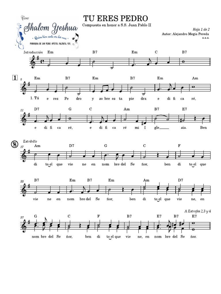 Tu Eres Pedro | PDF