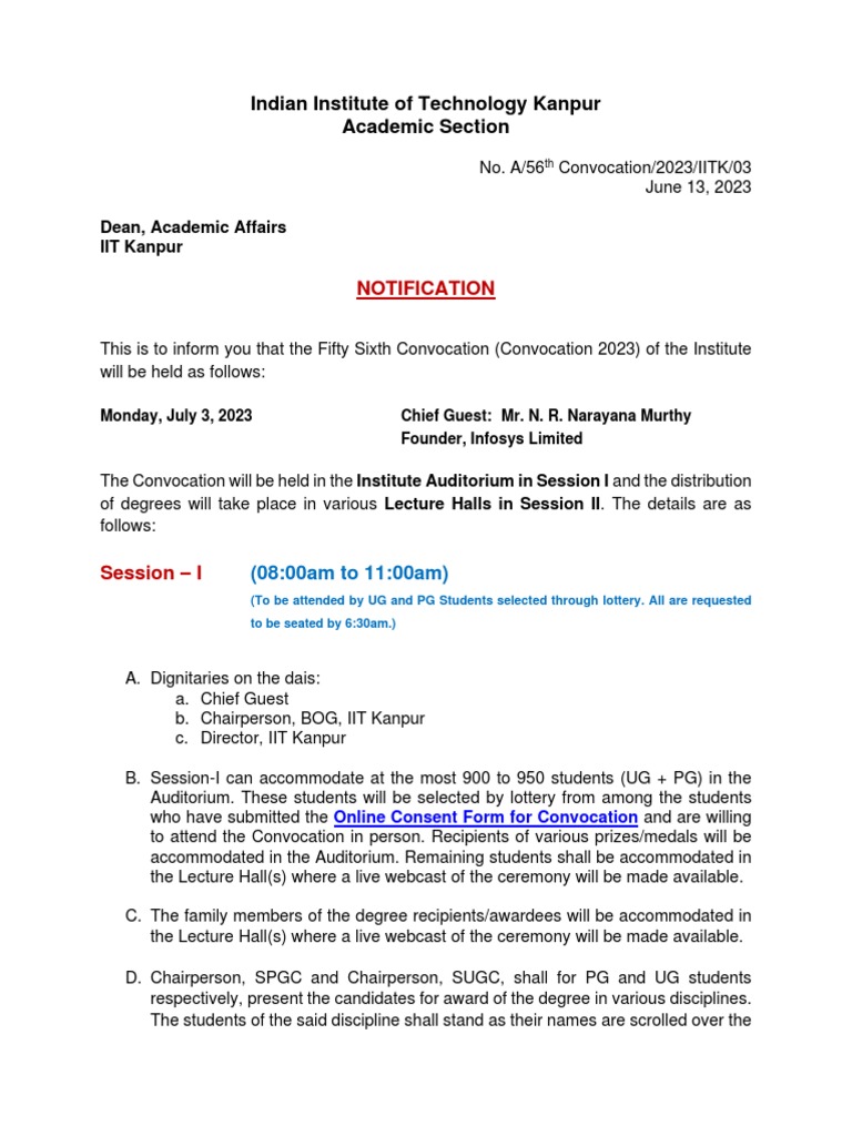 Notification_for_56th_Convocation (4) | PDF