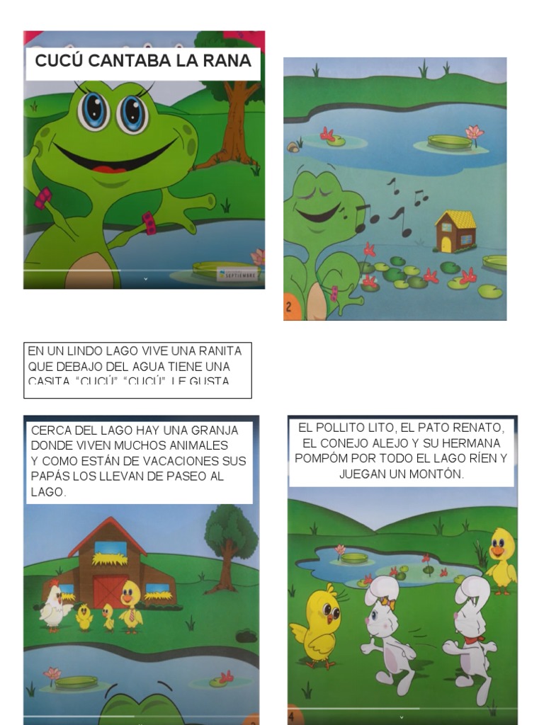 Cuento Cucu Cantaba La Rana | PDF
