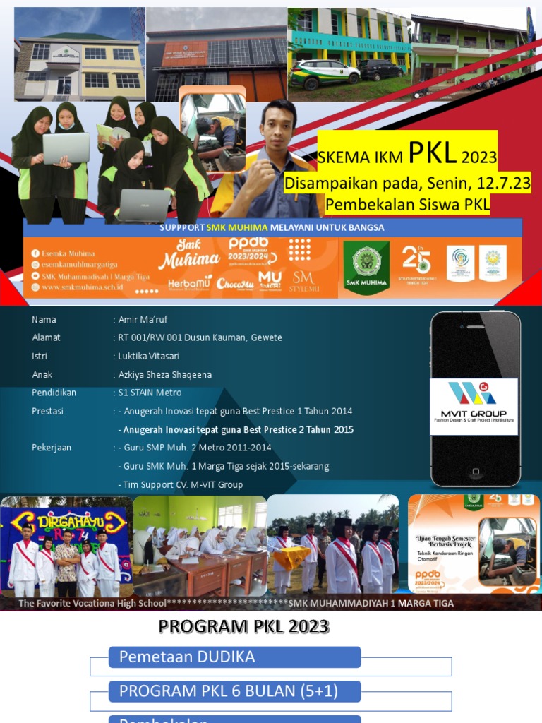 Skema PKL SMK Muhima 2023 | PDF | Bisnis