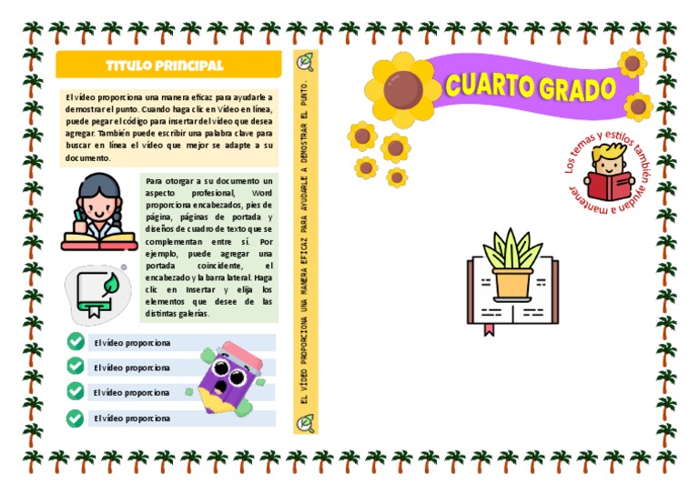 Practica en Word Cuarto Grado | PDF