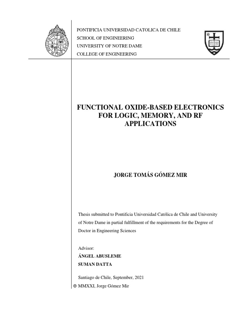 Thesis Jorge Gomez PUC Compressed | PDF | Capacitor | Mosfet