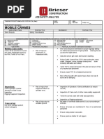 JSA Installation of Equipment For Electrical and Instrument | PDF ...