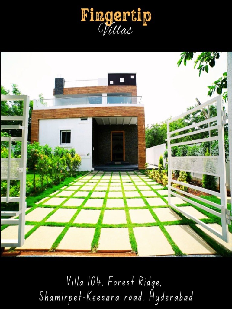 Villa 104, Shamirpet | PDF