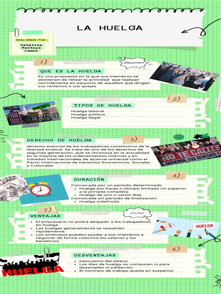 Infografía Sobre La Huelga | PDF
