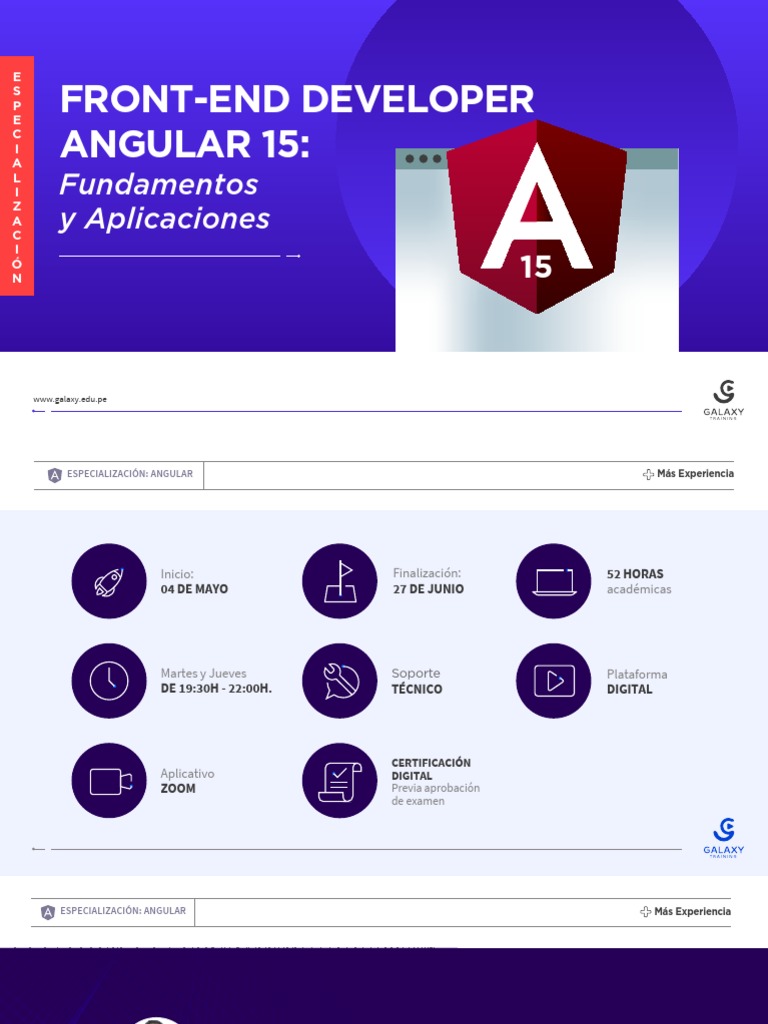 Temario - Angular 15 | PDF | Bootstrap (marco frontal) | Red mundial