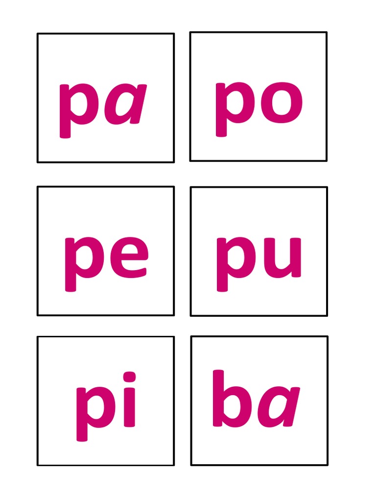 Silabas | PDF