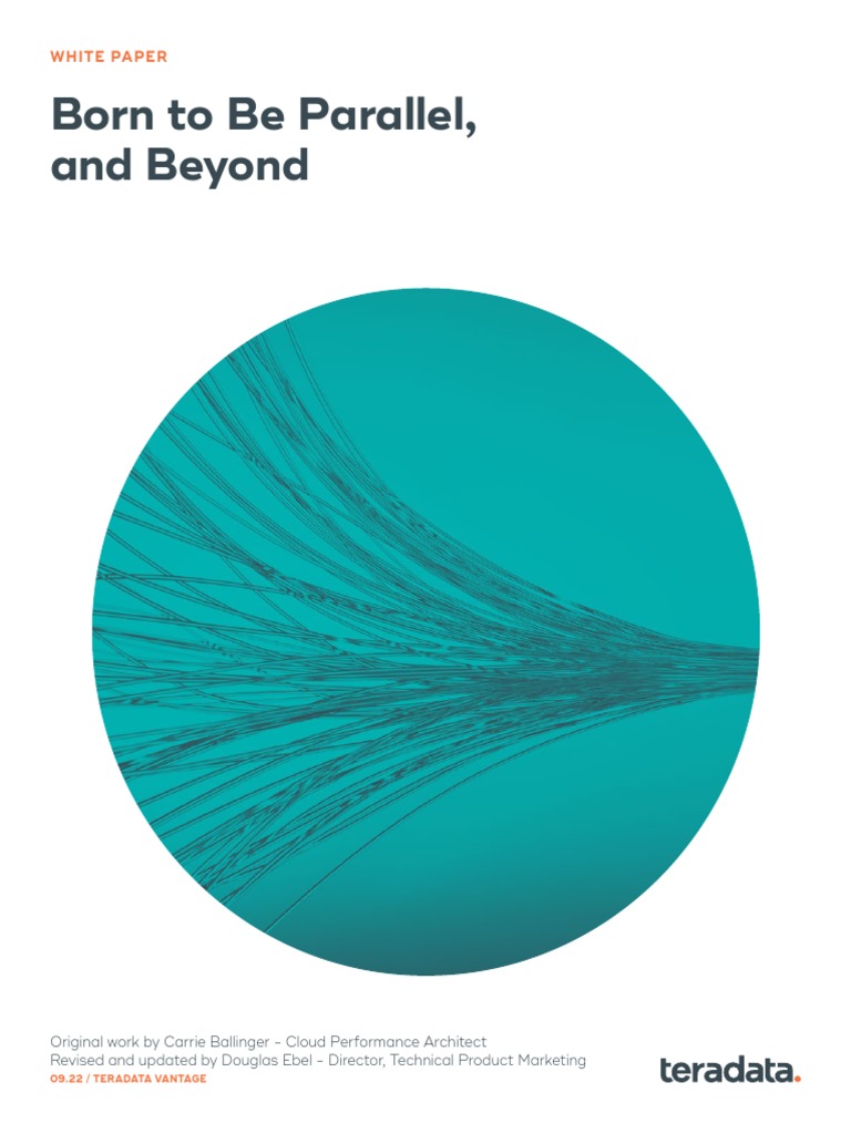 Teradata Vantage: Advanced Analytics Performance | PDF | Database Index | Databases