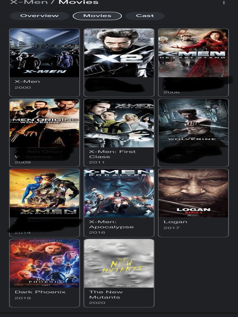 X-Men Movies: Complete Film List | PDF