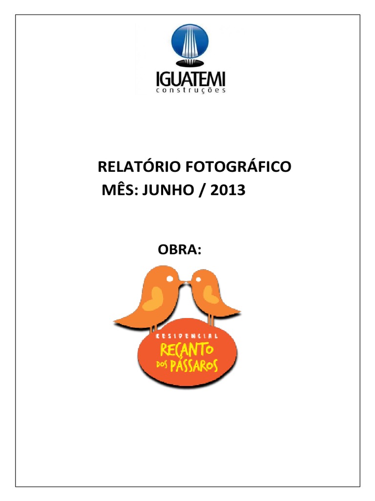 Relatório Junho Recanto Dos Pássaros | PDF