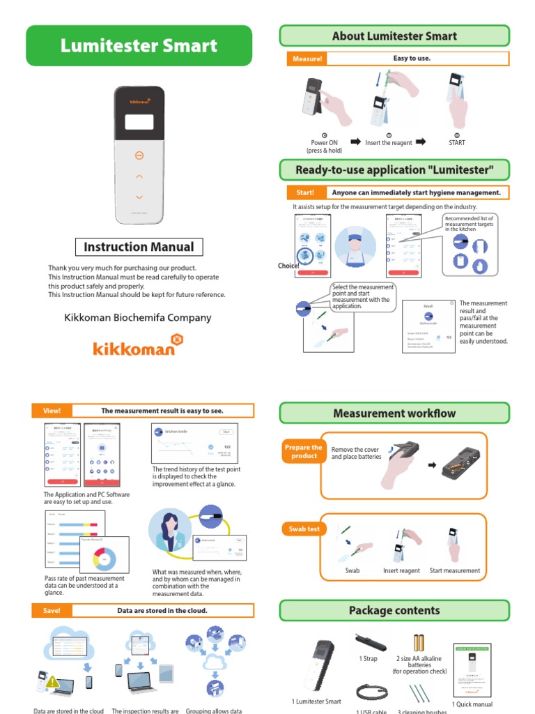 Lumitester Smart: Instruction Manual | PDF | Tablet Computer | Smartphone