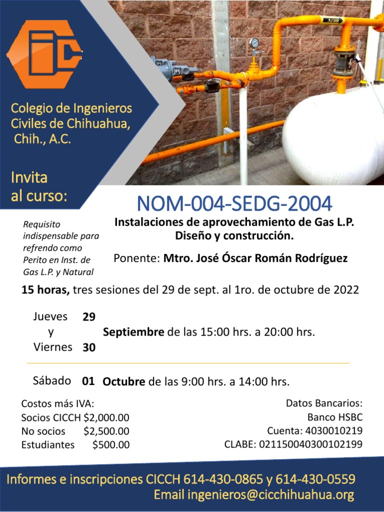 Flyer Curso Gas LP 2022 | PDF