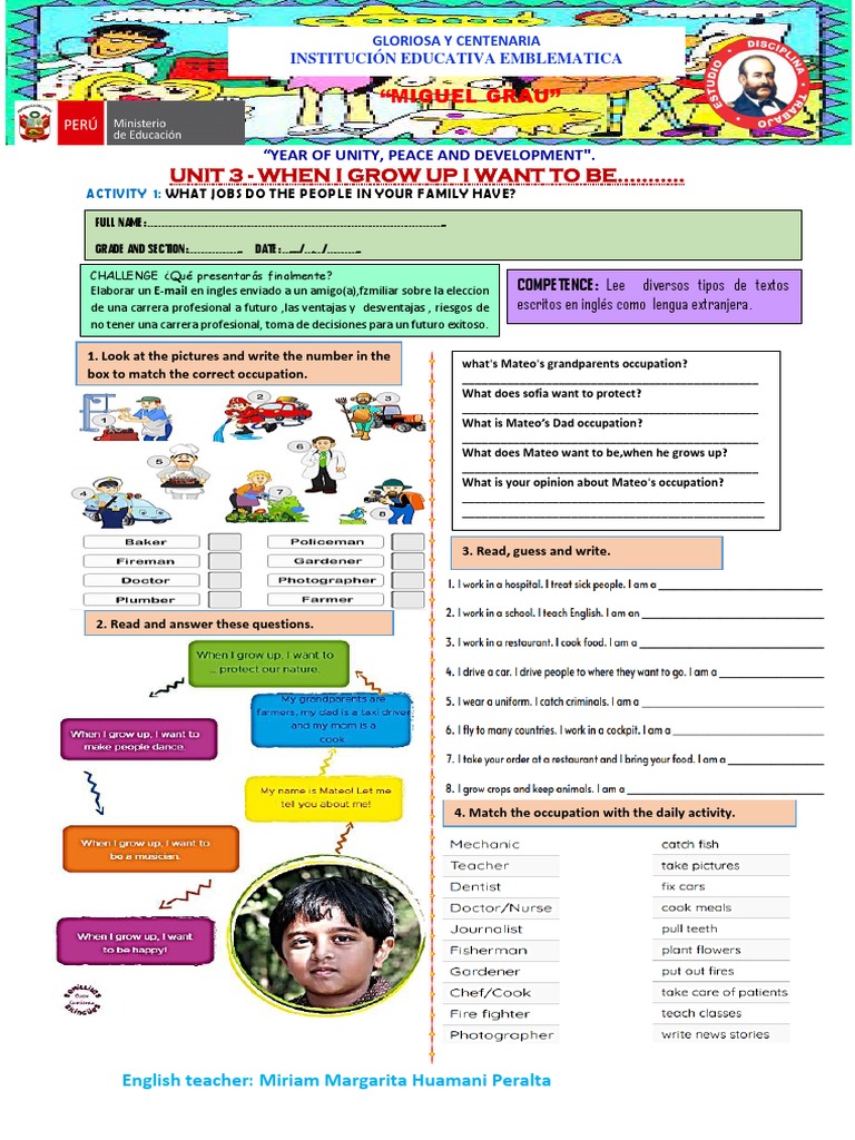 Activity 1 Unit 3 3rd | PDF