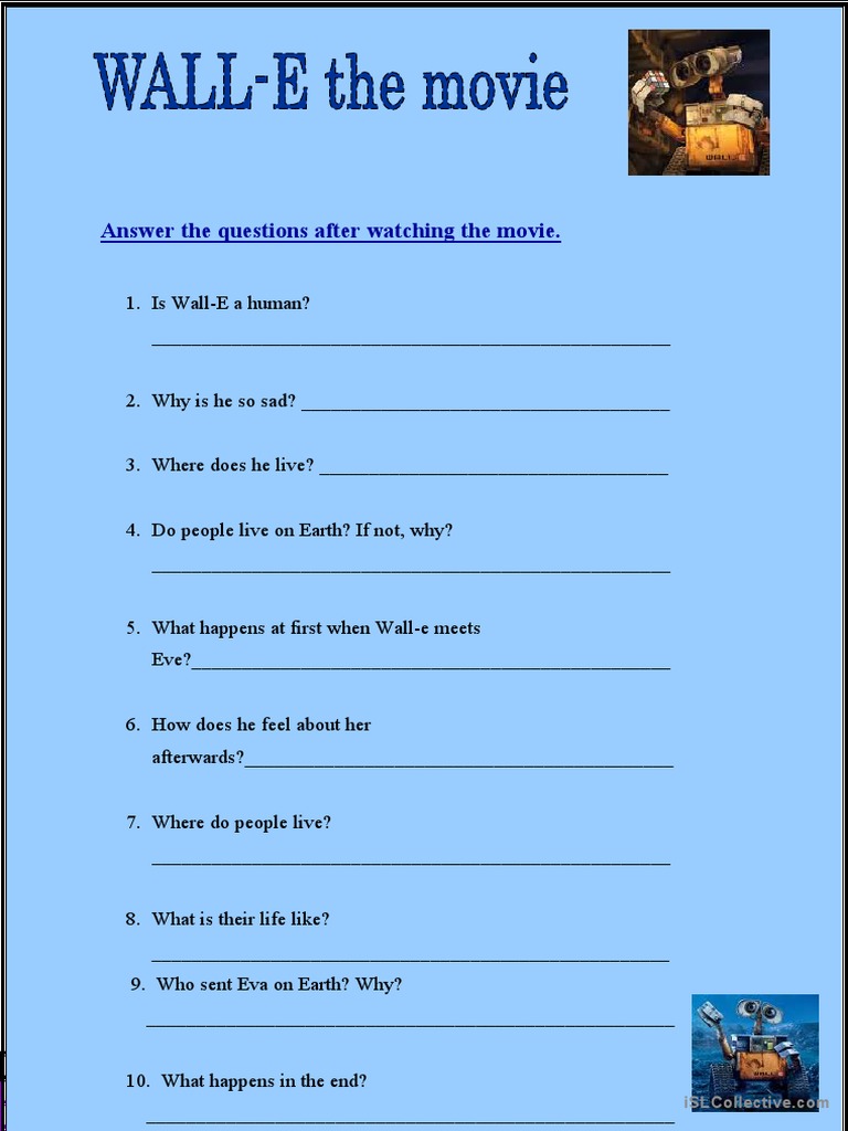 Wall-e the Movie | PDF