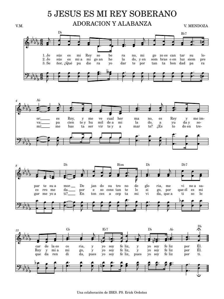 5 Jesus Es Mi Rey Soberano | PDF