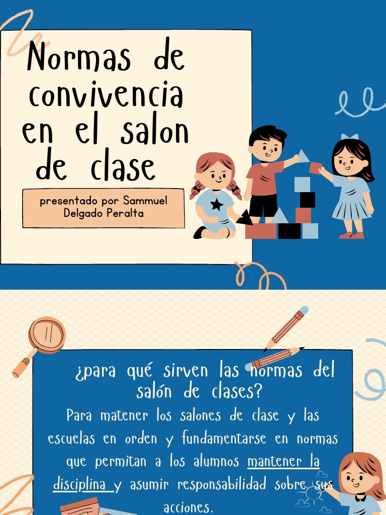 Normas de Convivencia en El Salon de Clase | PDF
