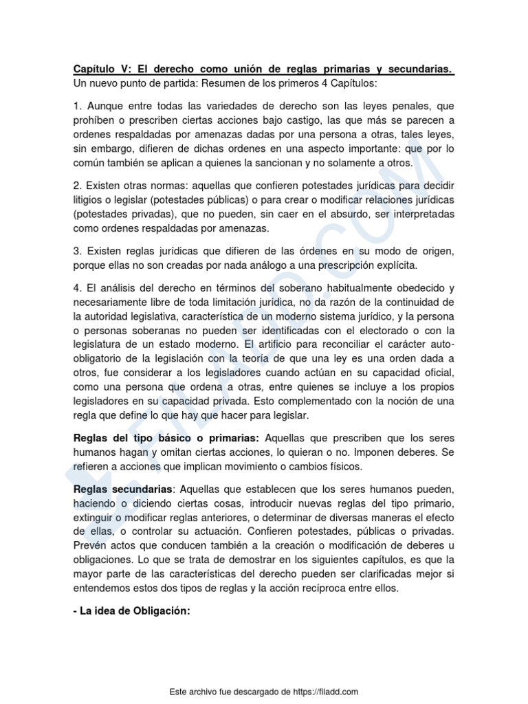 Hart-Cap 5 Resumen | PDF | Teoría | Justicia