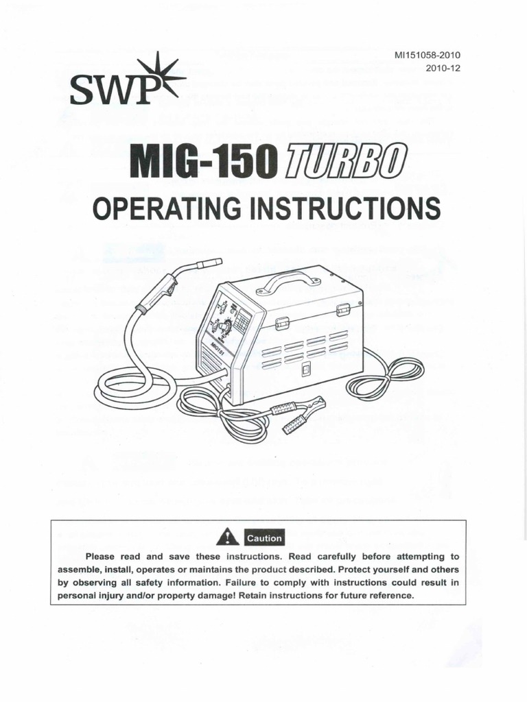 Mig 150 Manual | PDF