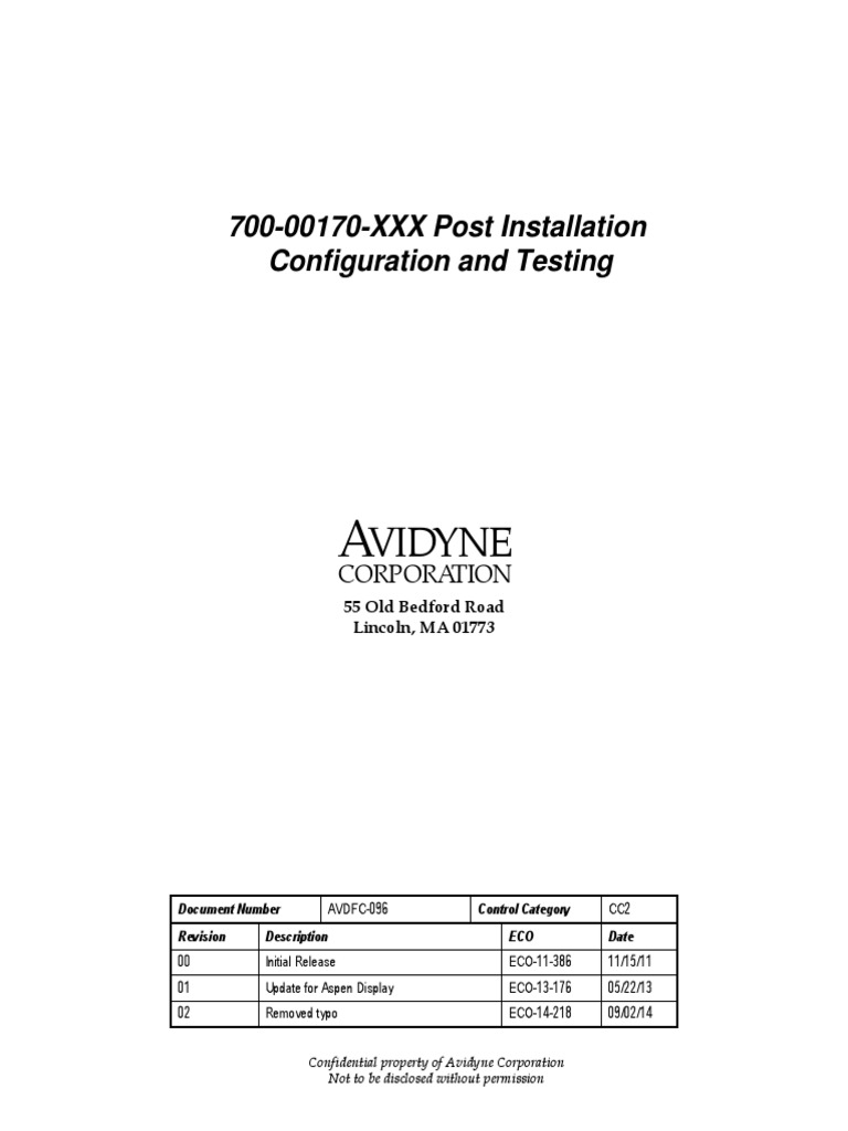 DFC90/100 Post-Installation Guide | PDF | Aircraft Flight Control ...