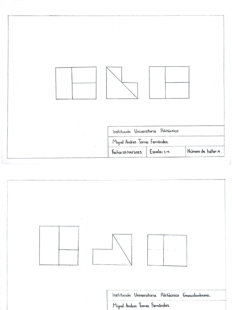 Entrega Previa 2 Escenario 5 Dibujo Tecnico | PDF