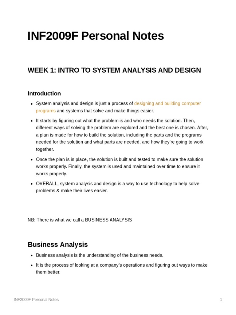 INF2009F Personal Notes | PDF | Conceptual Model | Agile Software ...