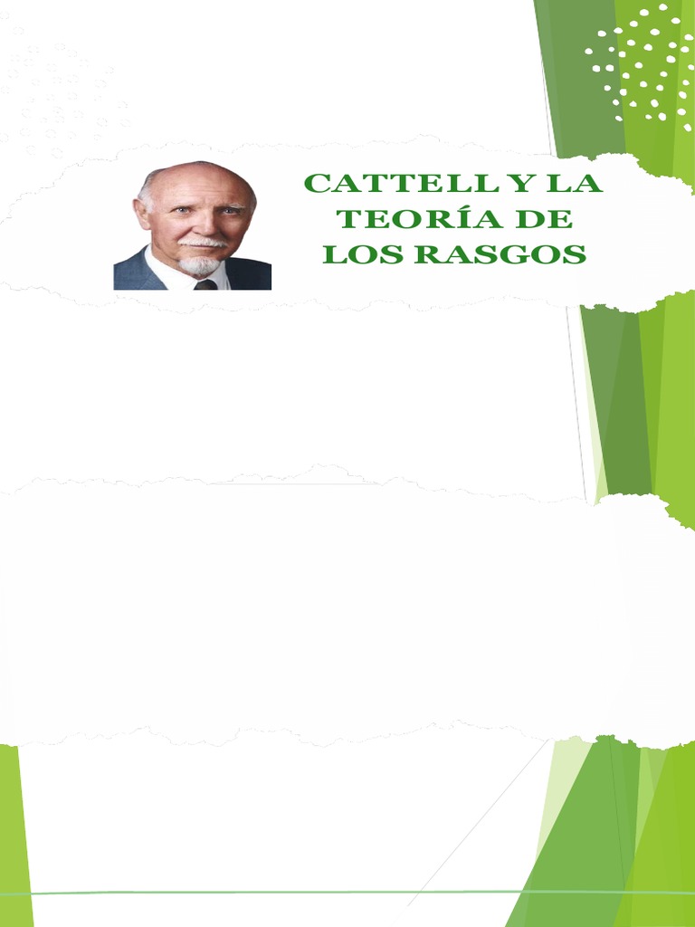 Teoría de Rasgos de Cattell y 16PF | PDF | Neurosis | Motivación