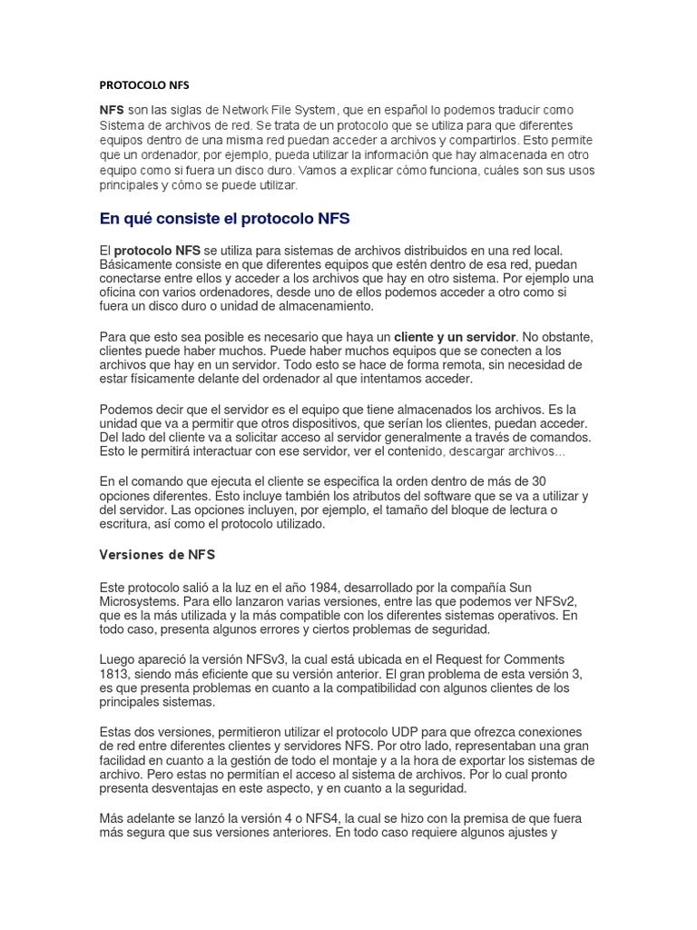 PROTOCOLO SMB (2) | PDF | Servidor (Computación) | Red de computadoras