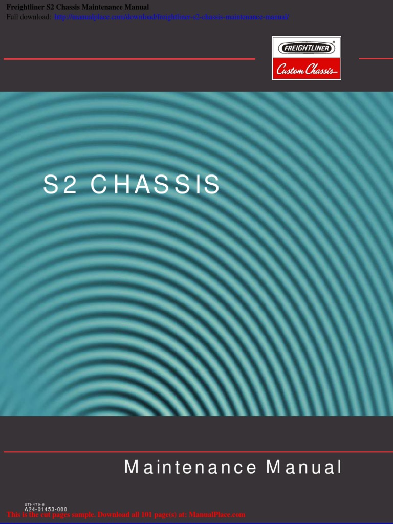 Freightliner s2 Chassis Maintenance Manual | PDF | Manual Transmission ...