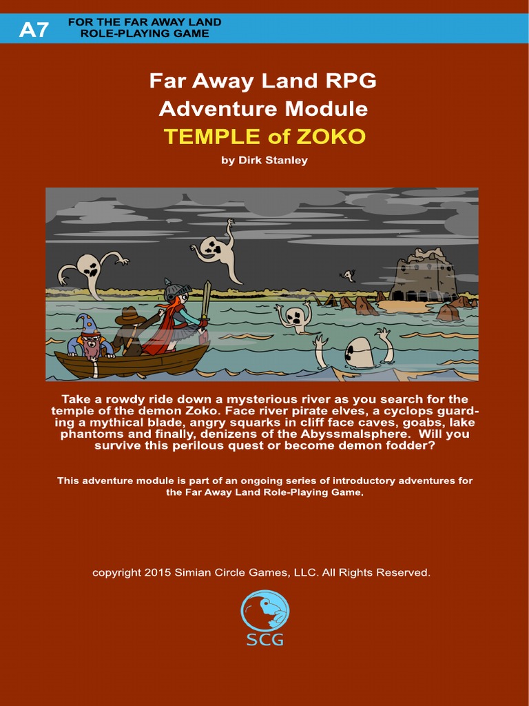 Far Away Land Adventures Temple of Zoko | PDF